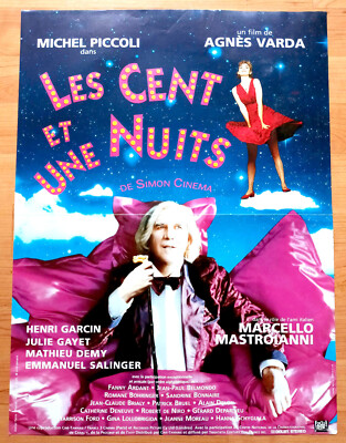 Les cent et une nuits - VARDA, AIMEE, DENEUVE, DELON - Affiche Cinéma ...