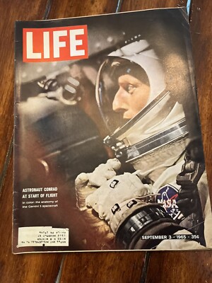 LIFE MAGAZINE SEPTEMBER 3, 1965 GEMINI 5 ASTRONAUT CONRAD VINTAGE ADS ...