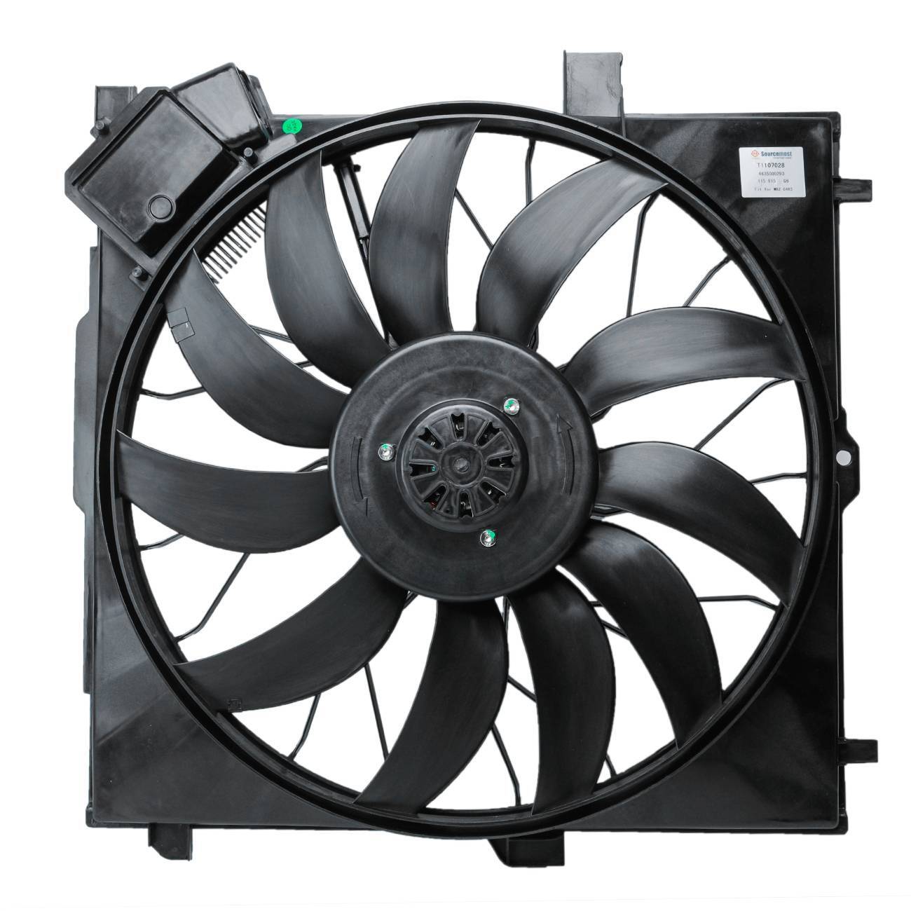 Radiator Cooling Fan Assembly Brushless For Mercedes G63 AMG G550 ...