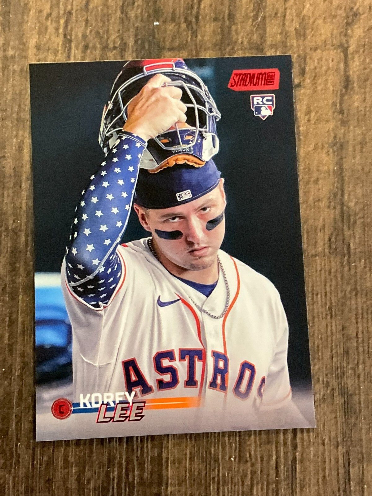 2023 Topps Stadium Club RED FOIL #53 Korey Lee - Houston Astros RC | eBay