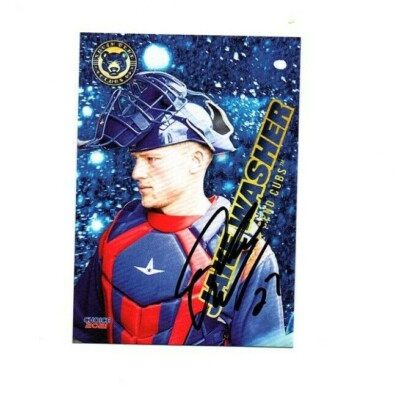 Jake Washer signed autograph 2021 South Bend Cubs baseball card ...