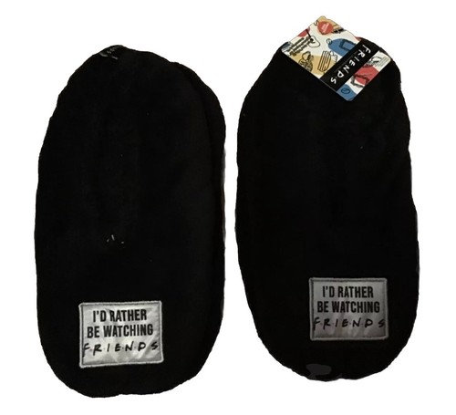 “Friends” Slippers TV Series New Black Slipper Women’s Shoe Size 4-10 ...