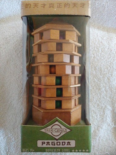 True Genius Pagoda Wooden Puzzle Brain Teaser 2019 New | eBay