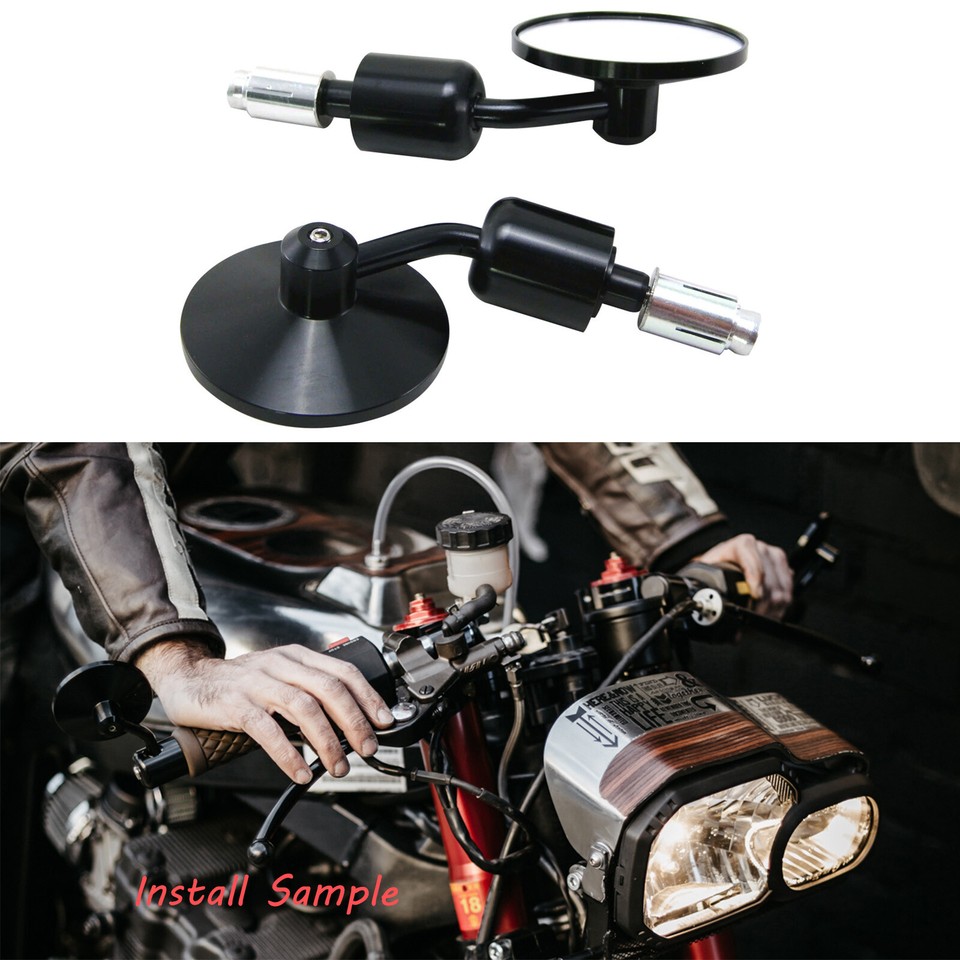 For Yamaha YZF R6 R1 Handlebar Bar End Mirrors Motorcycle Bikes Sport ...