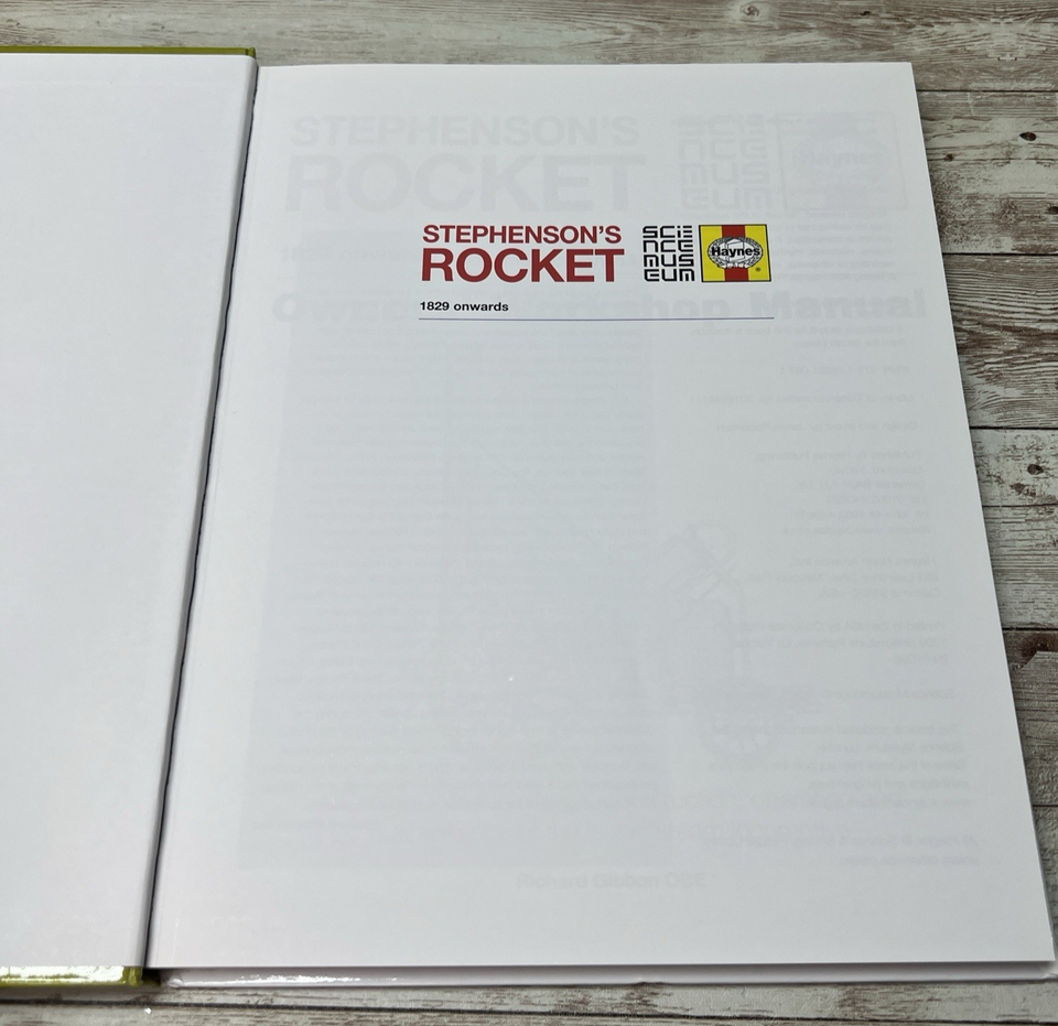 Stephenson's Rocket Manual - 1829 Onwards - Owners' Workshop Manual ...