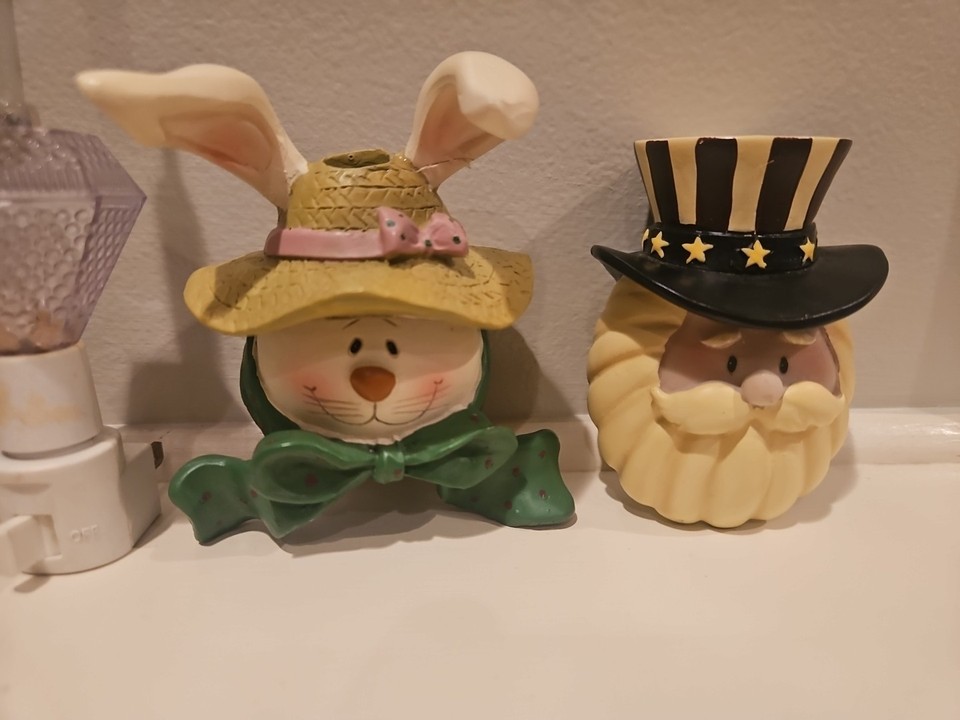 Holiday Night Lights Covers Set of 4- Easter bunny, Uncle Sam, Pumpkin ...
