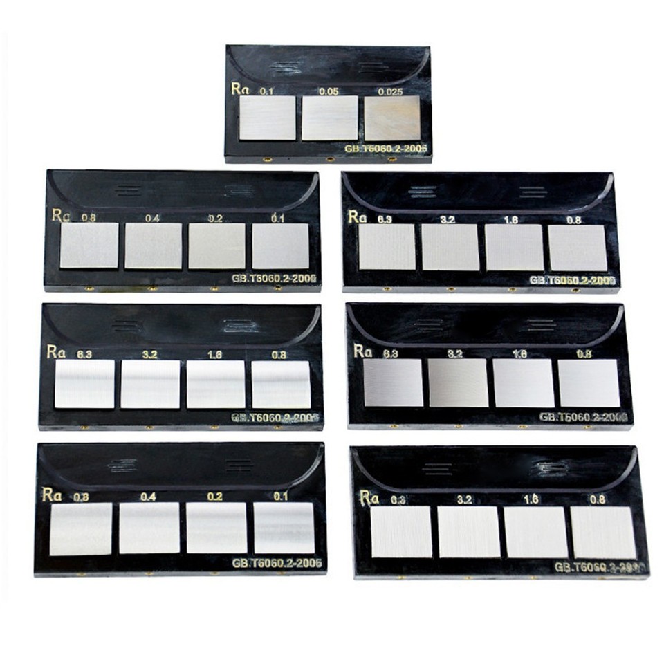 Roughness Sample Set Including Lathe Vertical Milling Flat Grinding ...