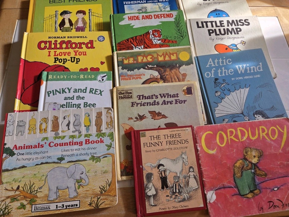 Lot Of 12 Hardcover Childrens Books Mostly 70's Great Shape X Library ...