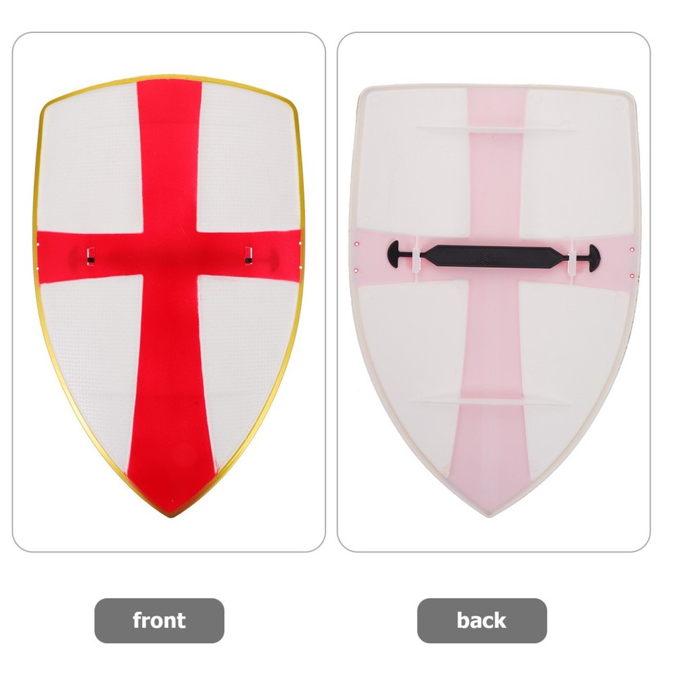 Small Cross Pattern Shield Toy For Kids Safe And Durable Material | eBay UK