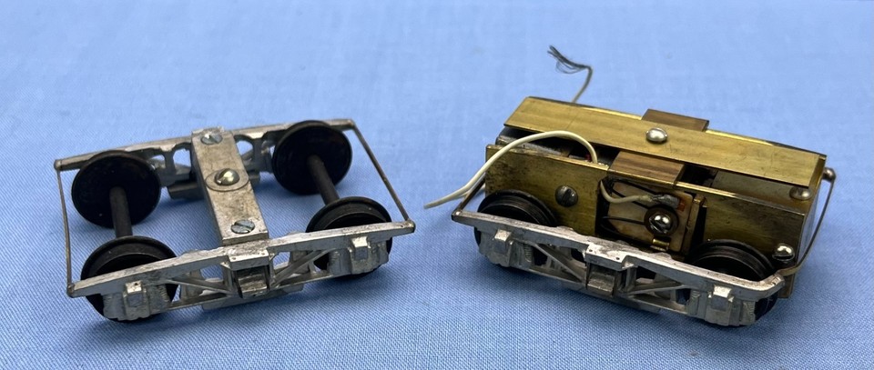 Wagner Car Co. O Gauge Power Truck & Trailer 18:1 Gear Ratio AB60 Type ...