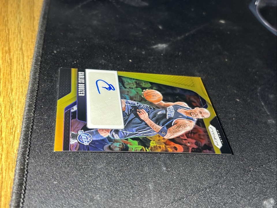 2024 Panini Prizm Carlos Boozer #SIG-CBJ Gold Auto /10 #SIG-CBJ Jazz | eBay