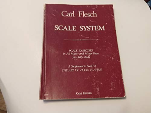 Carl Flesch Scale System A Sup - GOOD | eBay