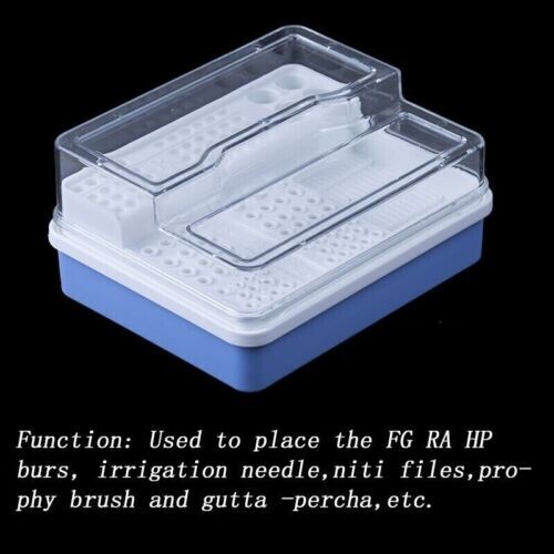 Dental 91 Holes Endo Storage Disinfection Box Case for Carbide/Diamond ...