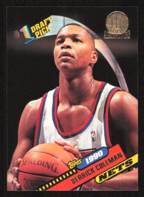 1992 Topps Archives DERRICK COLEMAN Gold Stamp card NEW JERSEY NETS ...