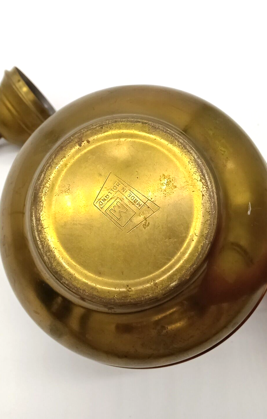 Vintage MCM Danish Holland Copper & Brass Teapot Wrapped Handle | eBay