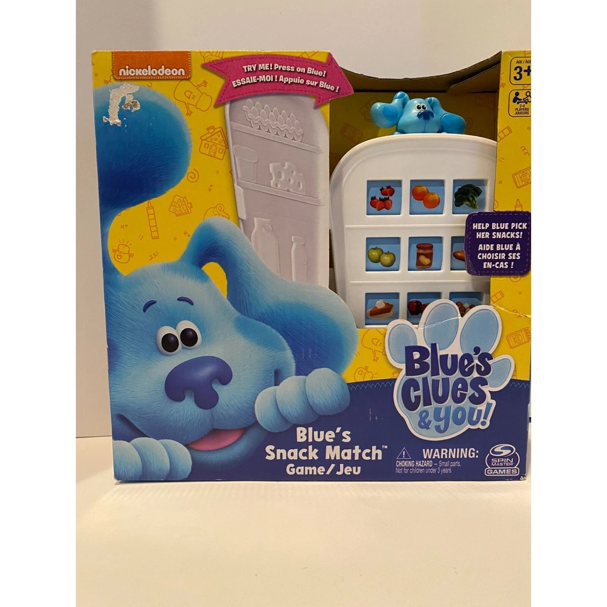 Spin Master Games Nickelodeon Blue's Clues Snack Match Game, Matching ...