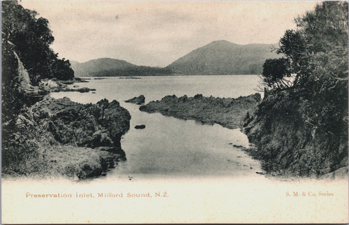 New Zealand Preservation Inlet Milford Sound Vintage Postcard C104 | eBay