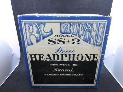 Vintage Sansui SS2 Wired Headphones with Box - Made in Japan | eBay