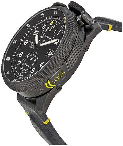 HAMILTON TAKEOFF H76786733 Limited Edition BullHead Chronograph KHAKI ...