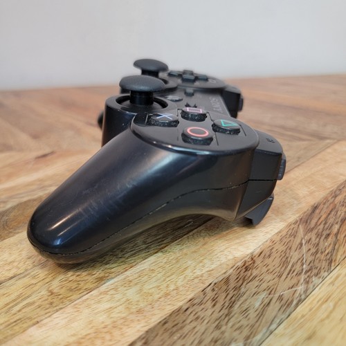 Sony Playstation DualShock 3 PS3 Wireless Controller Sixaxis Black OEM ...