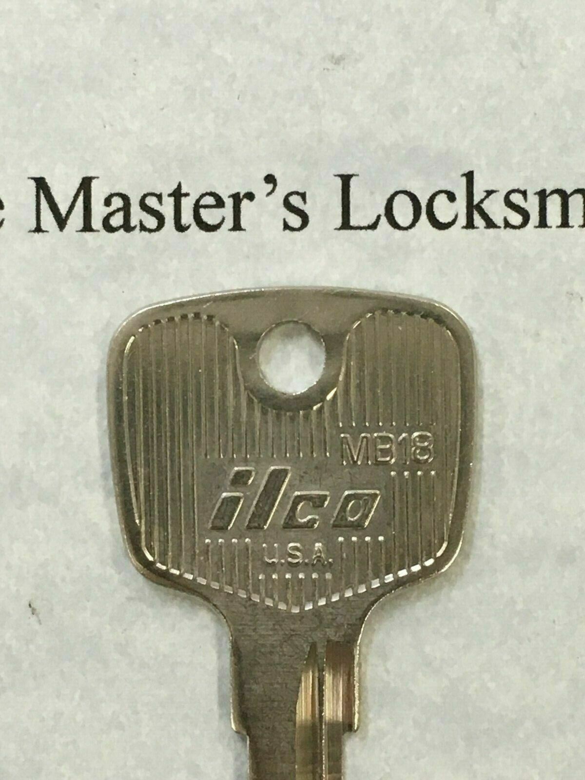 1970-1972 Mercedes Various Models Automotive Key Blank MB18 MB18P M79S ...
