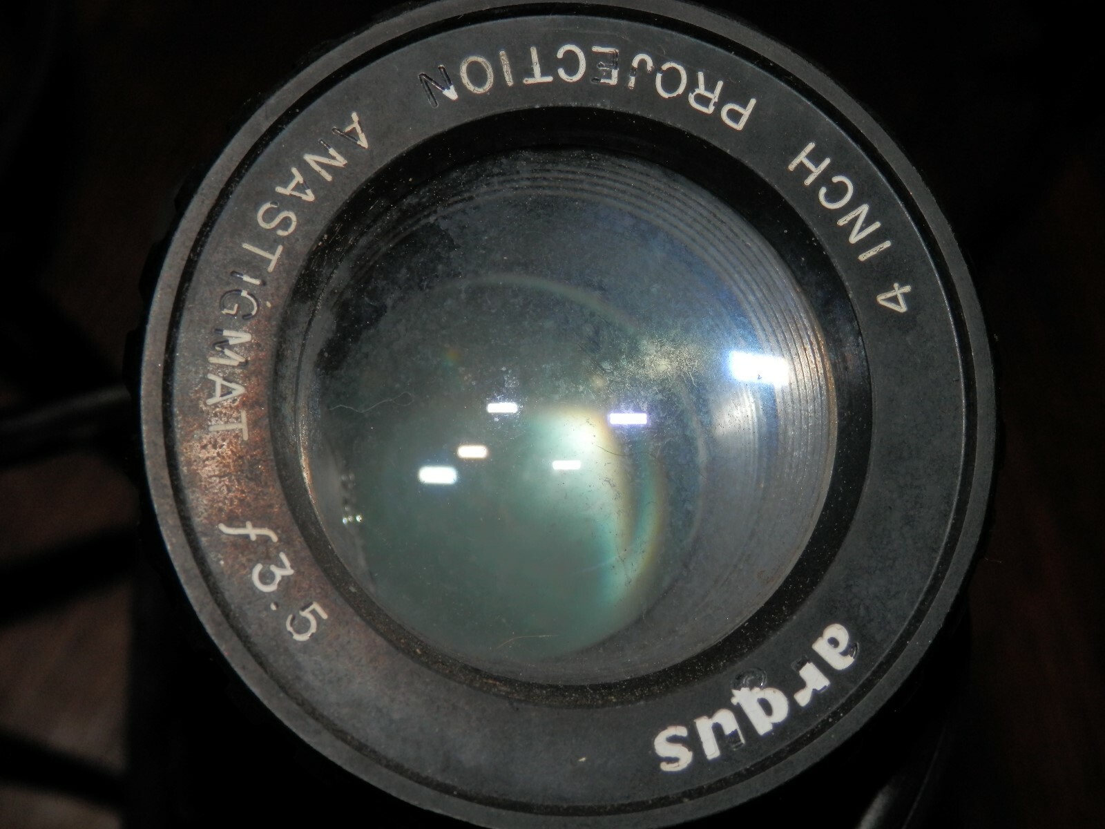 Vintage Argus Slide Projector 4 Inch Lens w/Case, Needs Bulb, Works | eBay