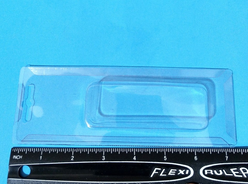 80pcs: Clear Plastic Clamshell Packaging Blister 7 3/8" x 2.5" Retail ...