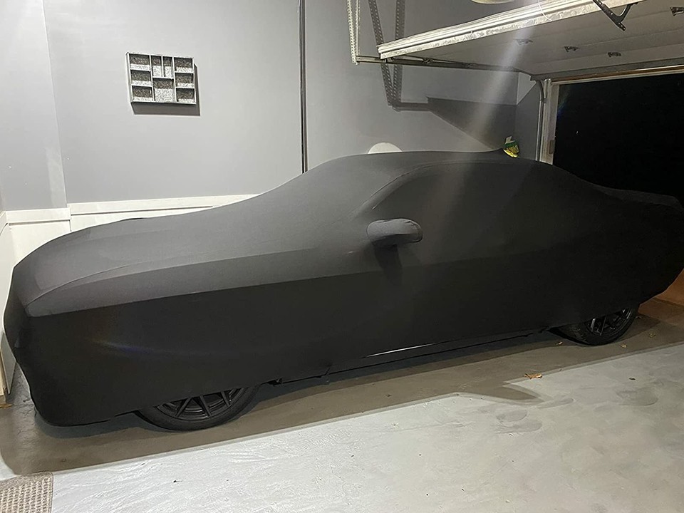 For Dodge Challenger Indoor Soft Stretch Car Cover Scratch Dust UV ...