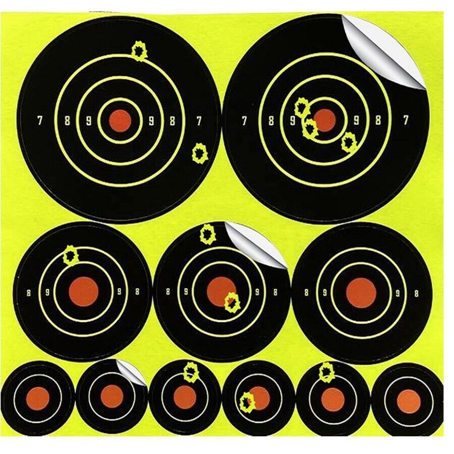 220 - Self Adhesive Splatter Reactive Shooting Target Stickers | eBay