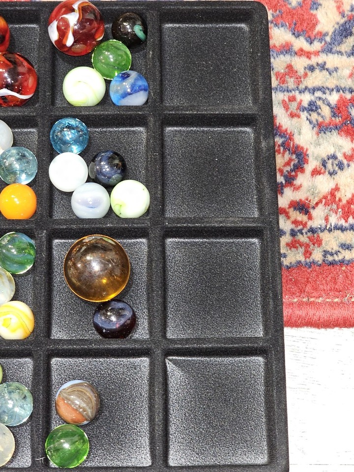 old estate marbles COLORFUL lot of AWESOME vintage Marbles Sold As ...