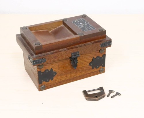 KOBAN box Bock wood Unique antique Vintage lot from Japan 17㎝ | eBay