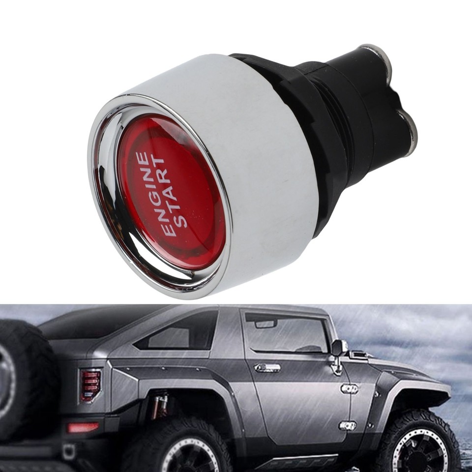 Professional Racing Car Engine Start Button Keyless Start Button 12V ...