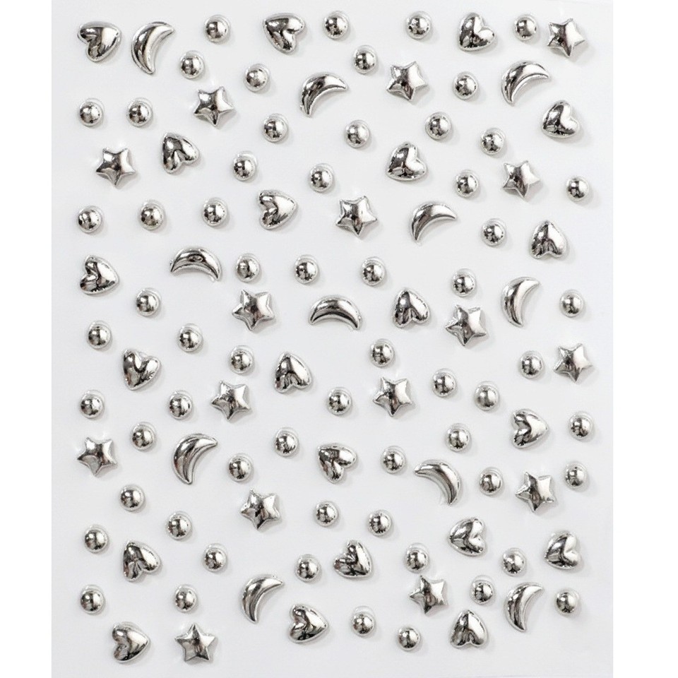 Nose Stud Ball Non Piercing Fake Eyebrow Lip Ear Sticker Gem Body ...