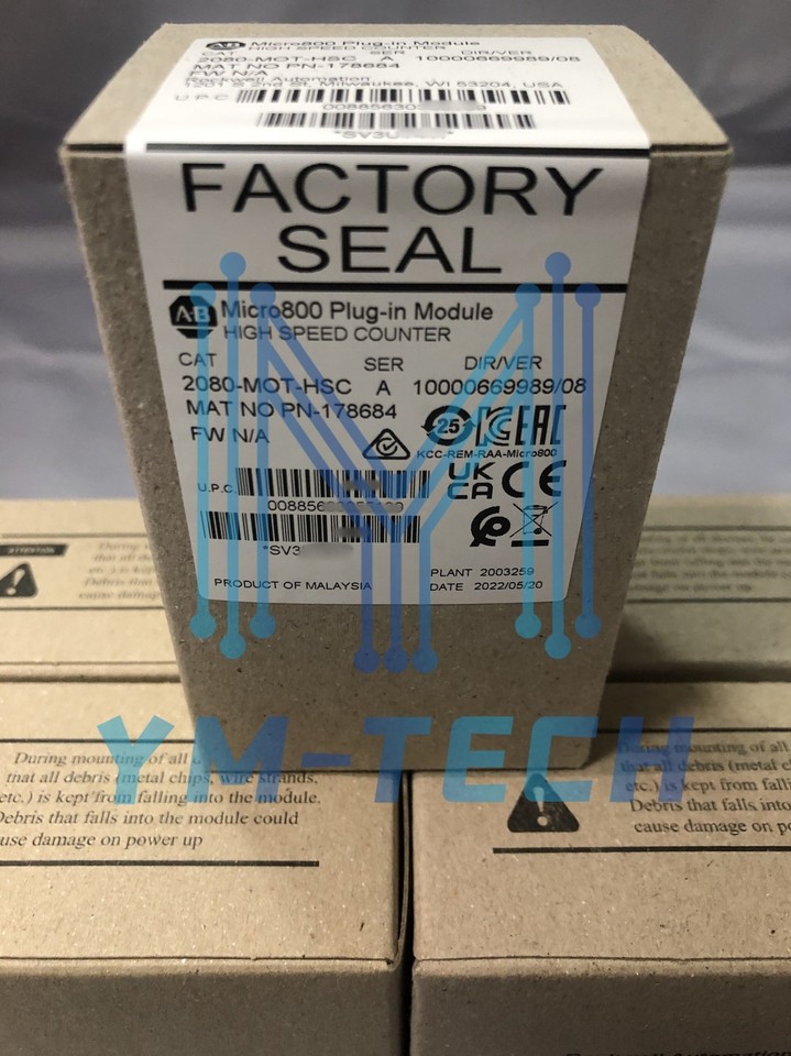 2022 NEW 2080-MOT-HSC 2080MOTHSC AB Micro800 Plug-In Module | eBay