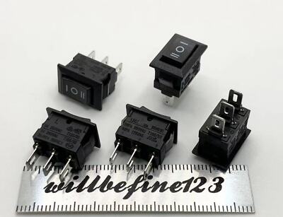 5pcs Original LECI 3pins 3positions RS601H rocker switch 10*15mm 3A | eBay