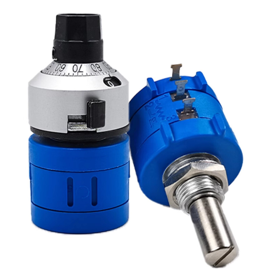 1pcs BOURNS multi-turn wire wound potentiometer 3590S-2-103L scale knob ...