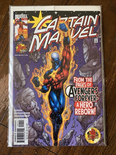 Captain Marvel #1, 2000, 'First Contact', VF/NM Unread! Marvel Comics ...