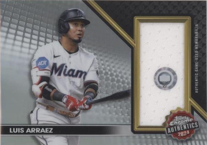 2024 Topps Chrome - Topps Chrome Authentics Luis Arraez #TCA-LA (MEM ...