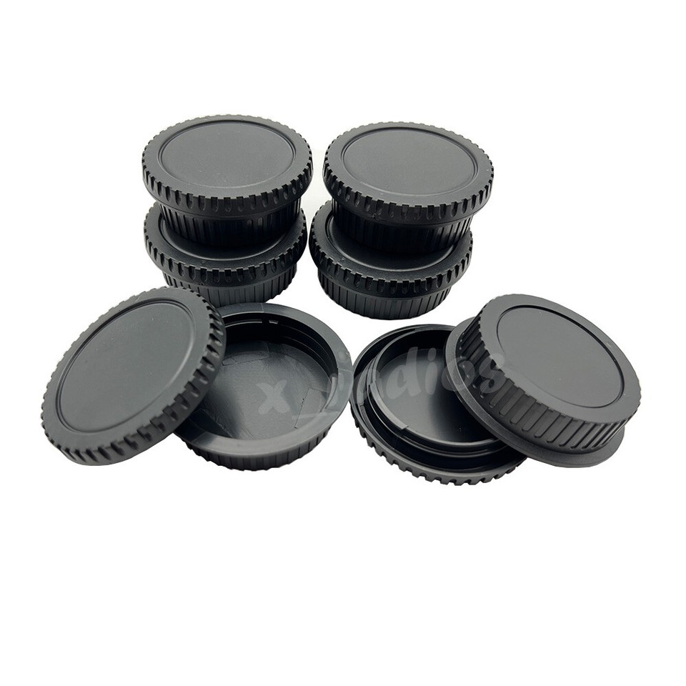 6 x Packs Rear Lens Cover + Camera Body Front Cap for Canon EOS EF DSLR ...