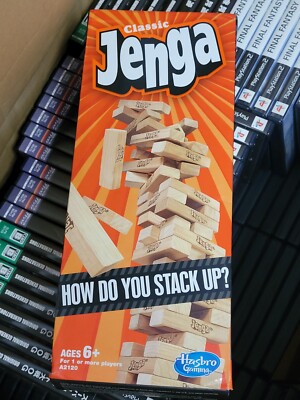 Classic Jenga (2012, Hasbro) Brand New Factory Boxed, Genuine Hardwood ...