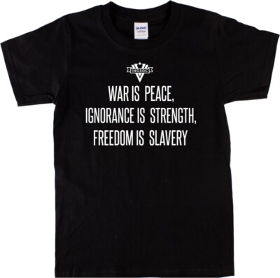 1984 T-shirt - George Orwell, Ingsoc, Quote, Various Colour T Shirts | eBay