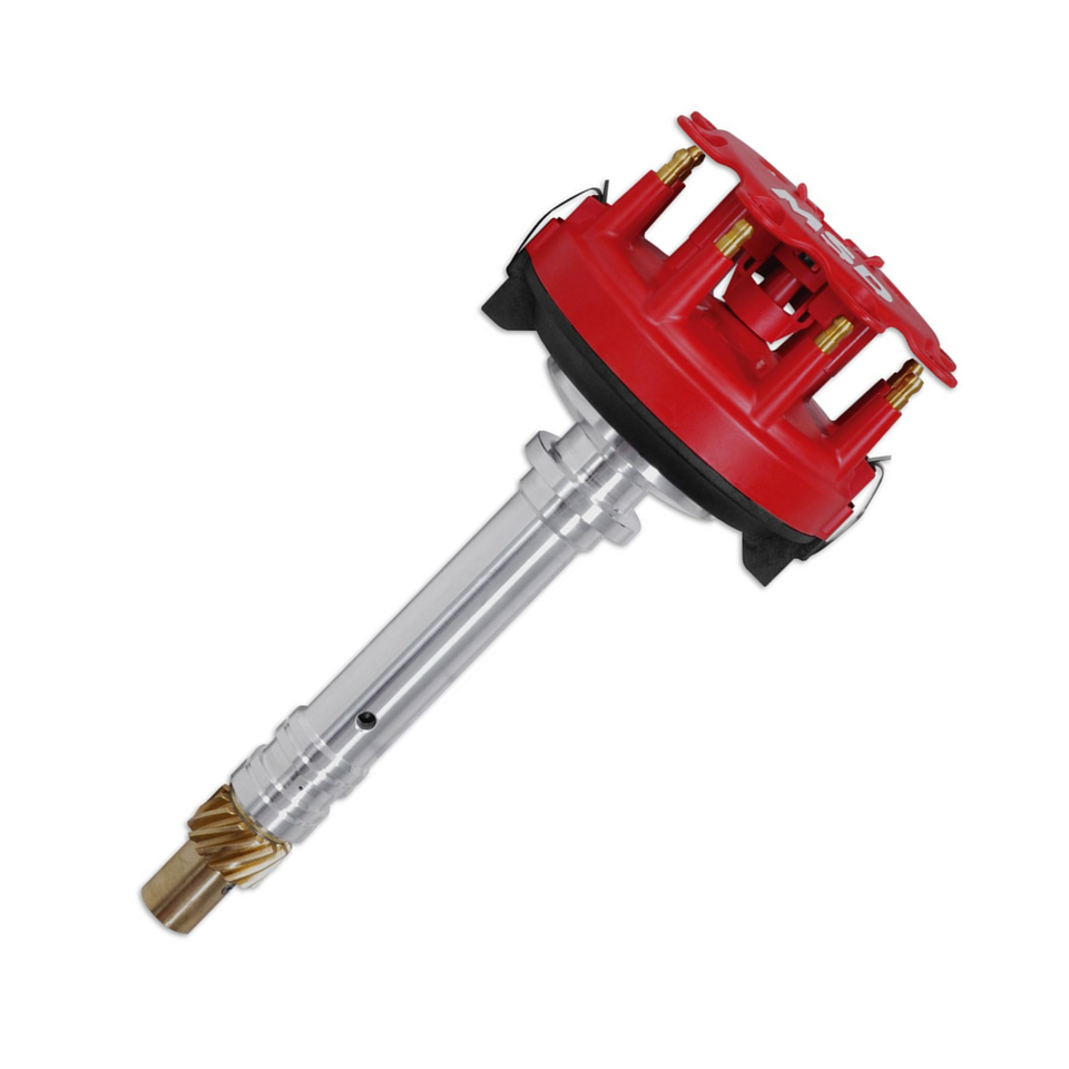 MSD Low Profile Crank Trigger & Racing Distributor W/ Bronze Gear For ...