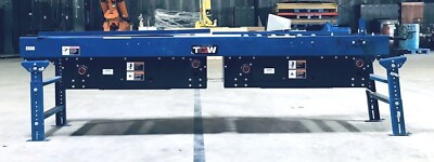 TGW 18NBS-BR-30W NARROW BELT ELECTRIC CONVEYOR SYSTEM 9-FT SECTION | eBay
