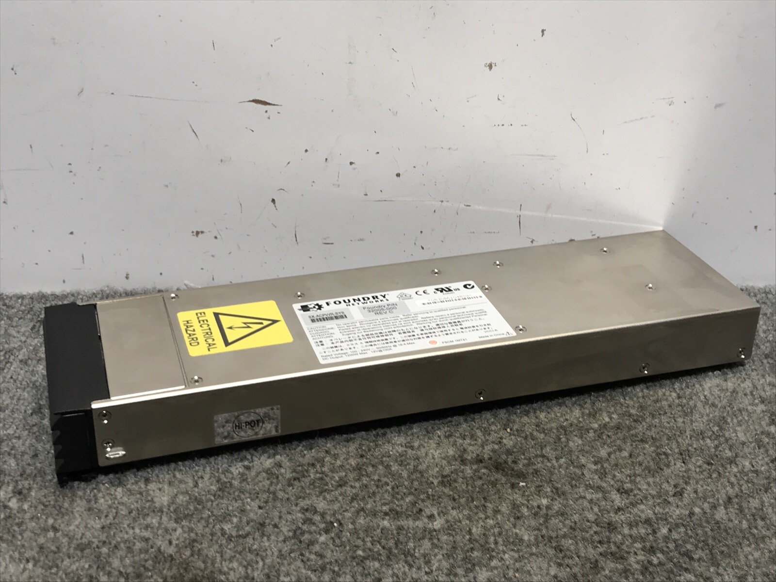 New Out of Box Foundry Networks SX-ACPWR-SYS FastIron 1200w AC Power ...