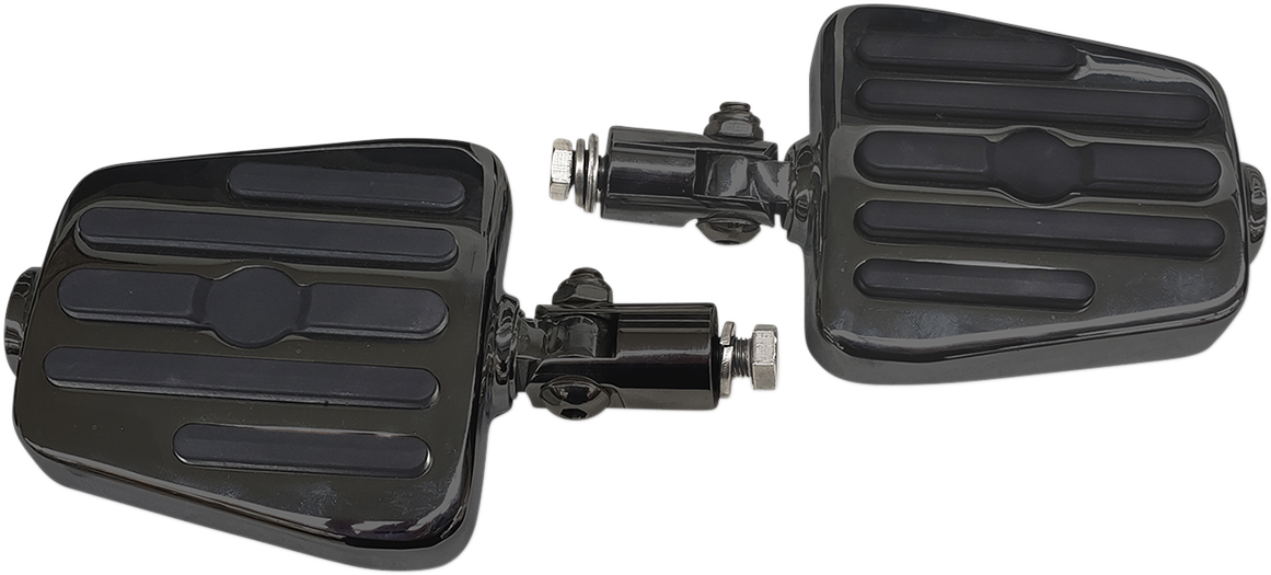 RIVCO PRODUCTS MV130MB Mini Floorboards - Folding Steel Clevis - Black ...