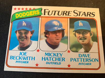 1980 Topps Future Stars Rookie Card 679 Mickey Hatcher Joe Beckwith ...
