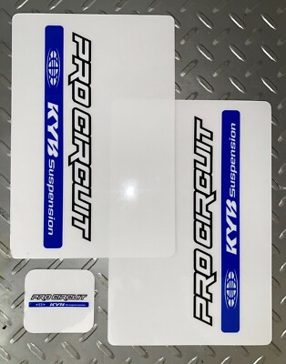 Pro Circuit Fork Decals KYB Fork Shock Wraps Stickers BLUE YZ 125 250 ...