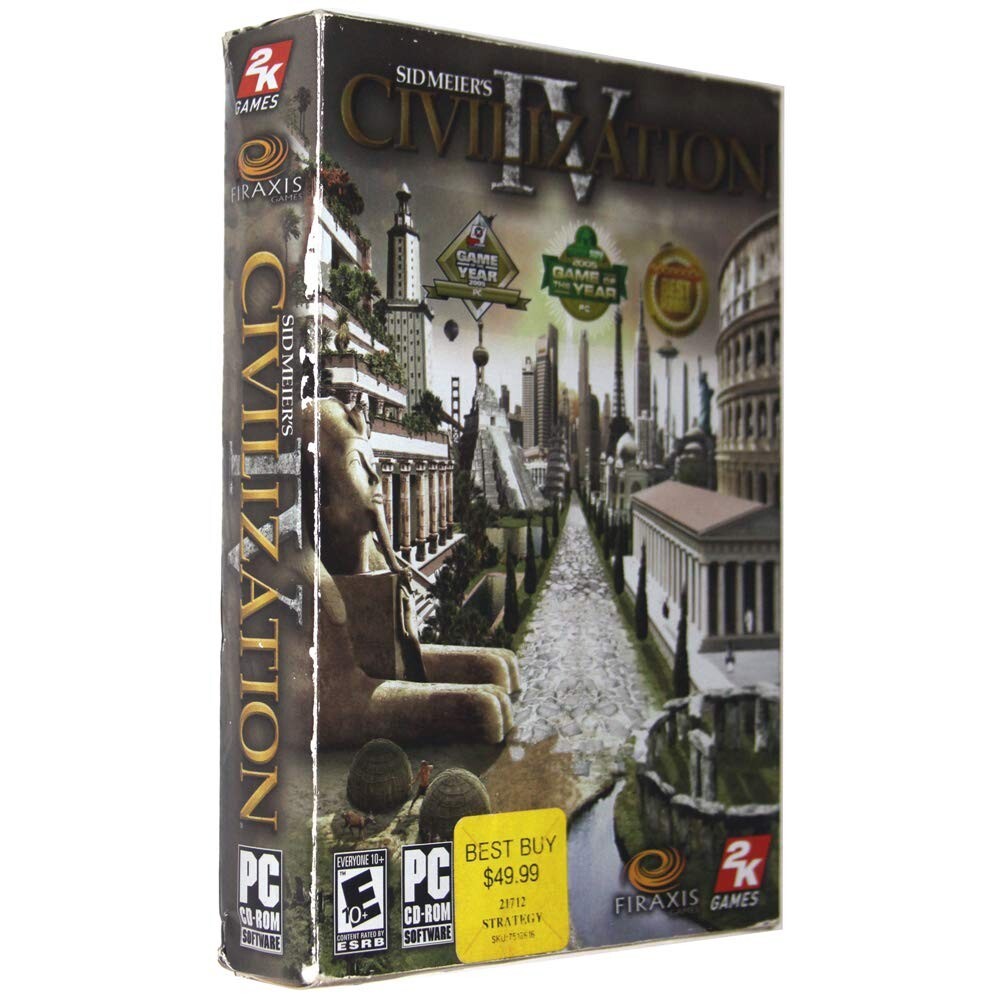 Sid Meier's Civilization IV (PC, 2005, 4 Disc Set, Book) VG | eBay
