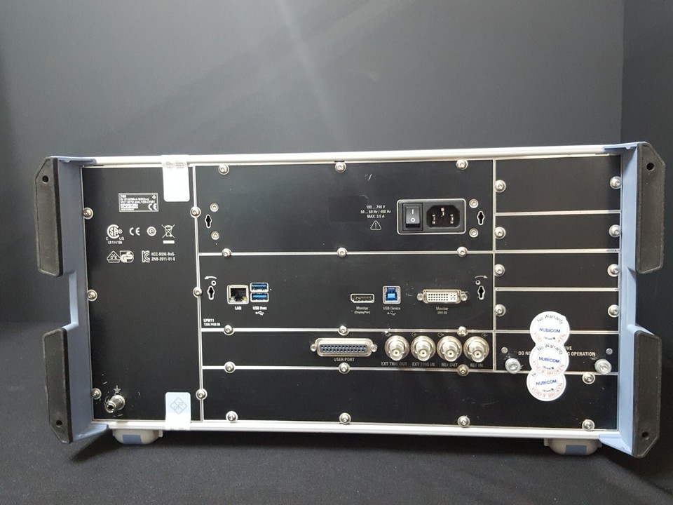 R&S ZNB8: Vector Network Analyzer, 9kHz - 8.5GHz, Win10, 4Port (103933) | eBay