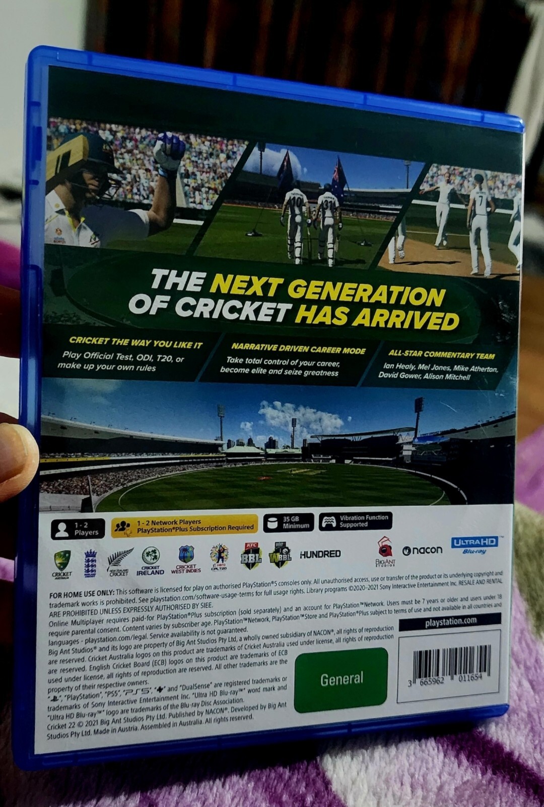 Cricket 22 PS5: The Official Game Of The Ashes (PlayStation 5 ...